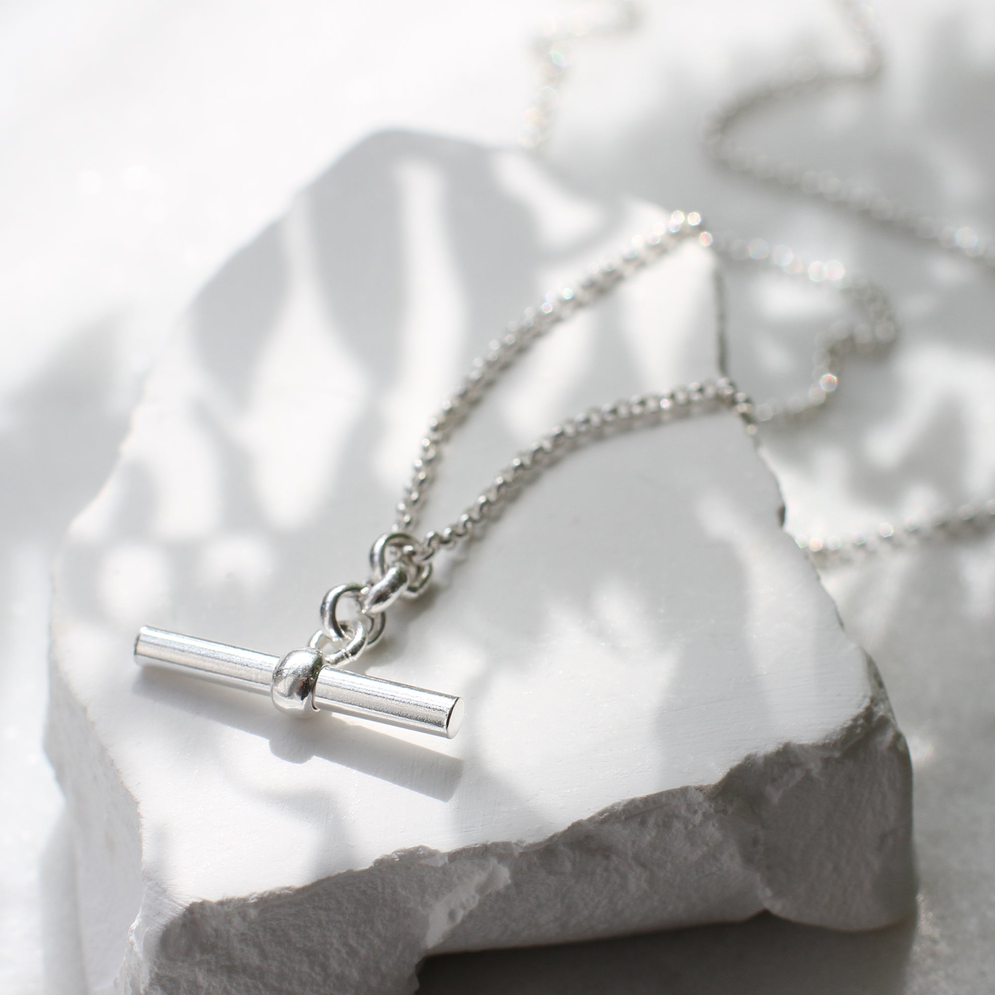 Personalised Sterling Silver T-Bar Necklace – Hurley Burley