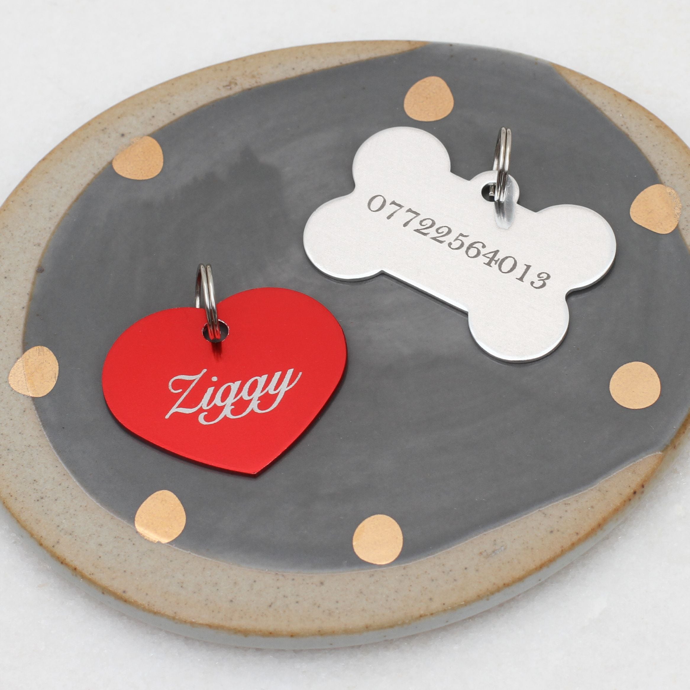 Personalised Bone Shaped Dog ID Tag – Hurley Burley